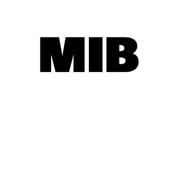 "MiB" Sticker for Sale by dtkindling | Redbubble
