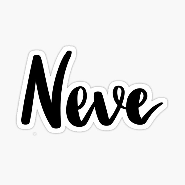 "Neve" Sticker for Sale by ellietography | Redbubble