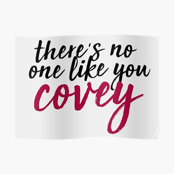 "covey." Poster by lunerys | Redbubble