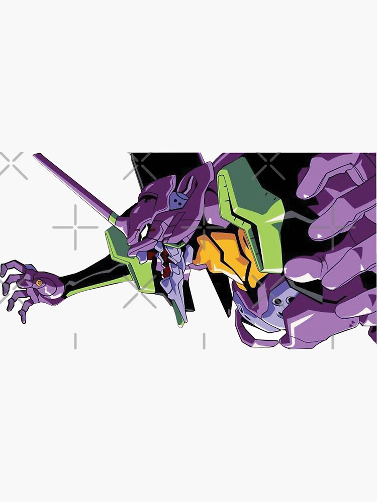 "EVA 01" Sticker by mmaiore | Redbubble
