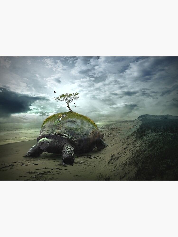 "Turtle Island - Iroquois Creation Story" Canvas Print for Sale by ...