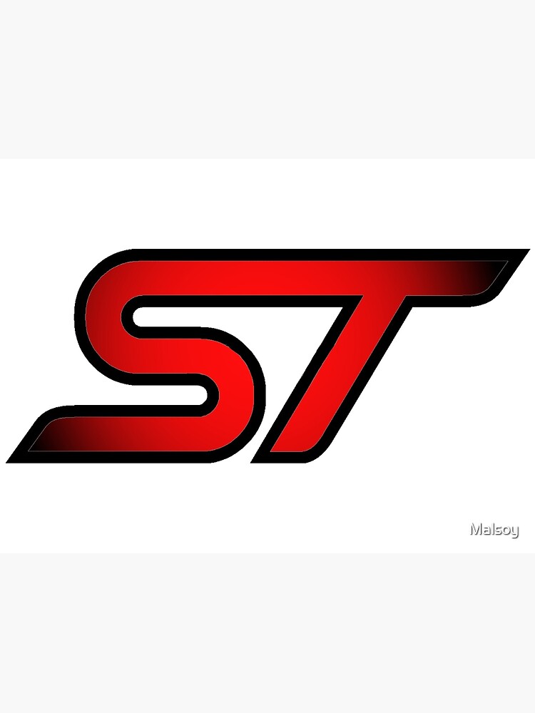 "Ford ST logo Fiesta Focus" Art Print for Sale by Malsoy | Redbubble