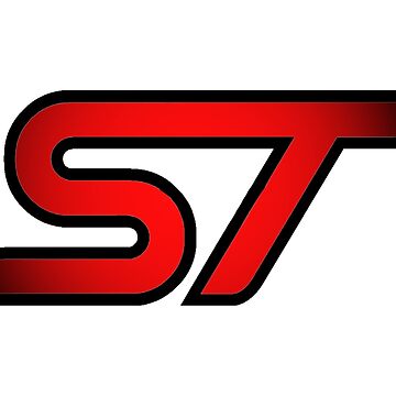 "Ford ST logo Fiesta Focus" Sticker for Sale by Malsoy | Redbubble
