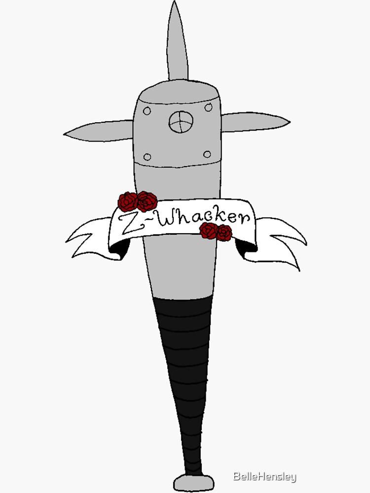 "Z-Whacker Banner " Sticker for Sale by BelleHensley | Redbubble