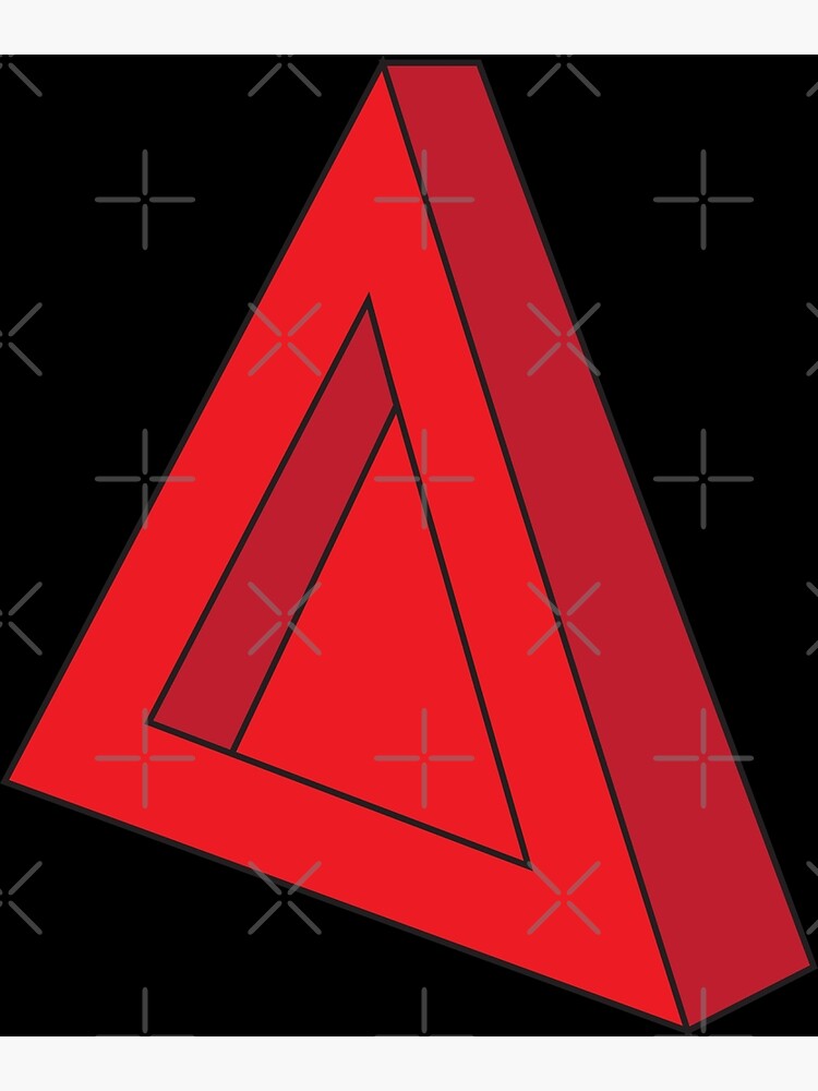 "Delta 3d Triangle" Art Print for Sale by vma77 | Redbubble