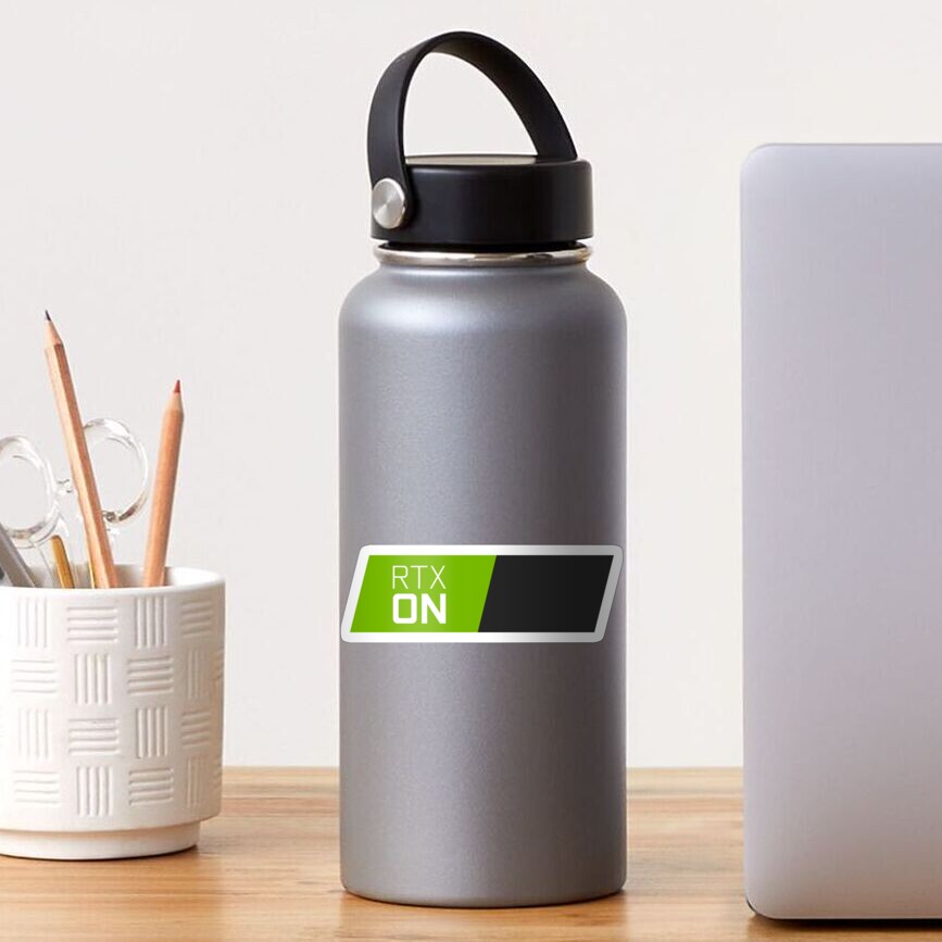 "RTX On" Sticker for Sale by F6310 | Redbubble