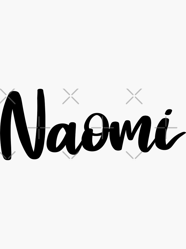 "Naomi" Sticker for Sale by ellietography | Redbubble
