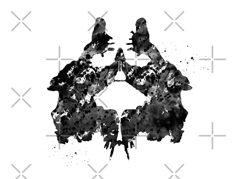 " Rorschach inkblot test" by erzebetth | Redbubble