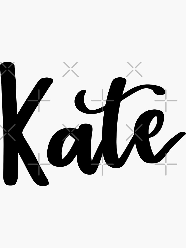 "Kate " Sticker for Sale by ellietography | Redbubble