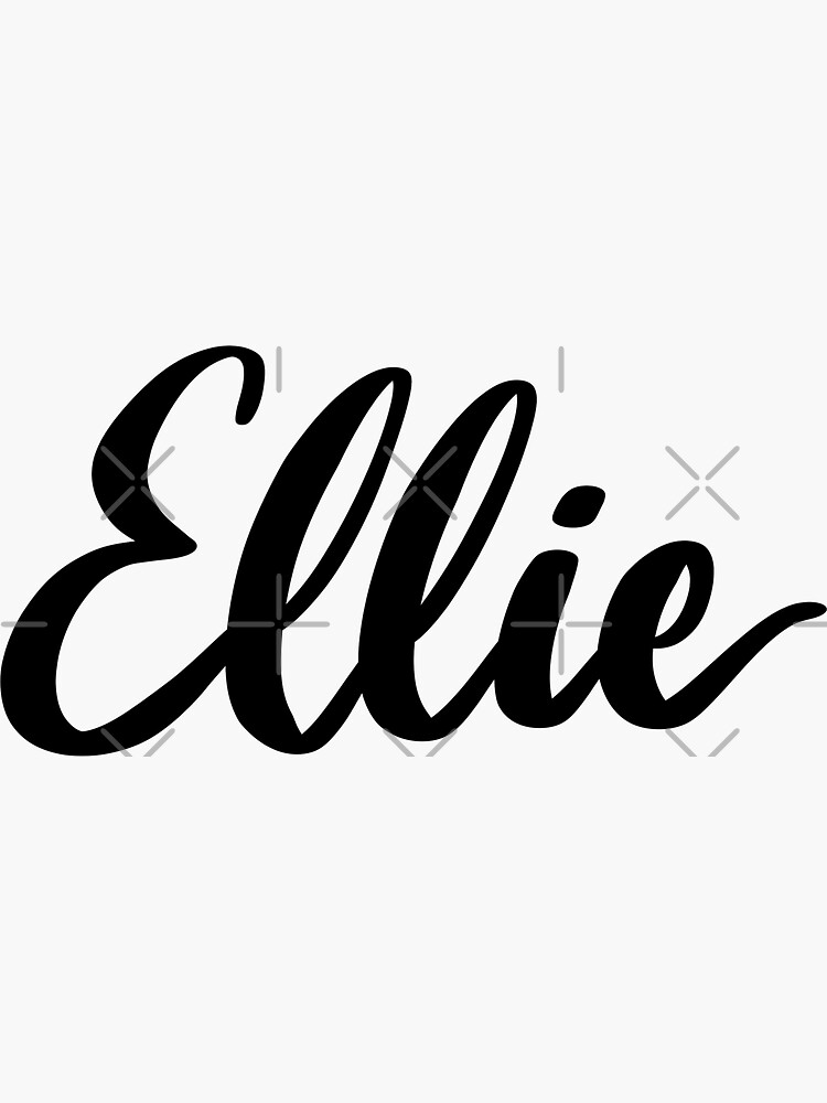 "Ellie" Sticker for Sale by ellietography | Redbubble