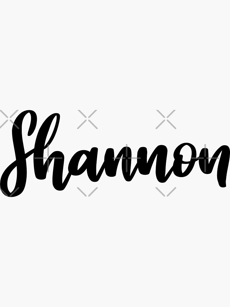 "Shannon" Sticker for Sale by ellietography | Redbubble