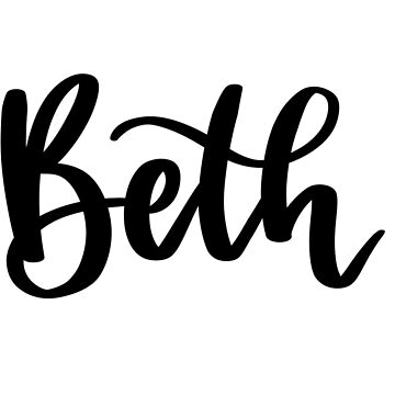 "Beth" Sticker for Sale by ellietography | Redbubble