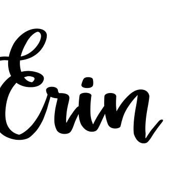 "Erin" Sticker for Sale by ellietography | Redbubble