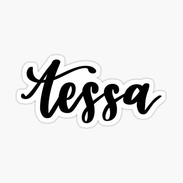 "Tessa" Sticker by ellietography | Redbubble