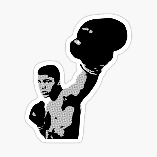 "Ali - pop art" Sticker by Ximoc | Redbubble