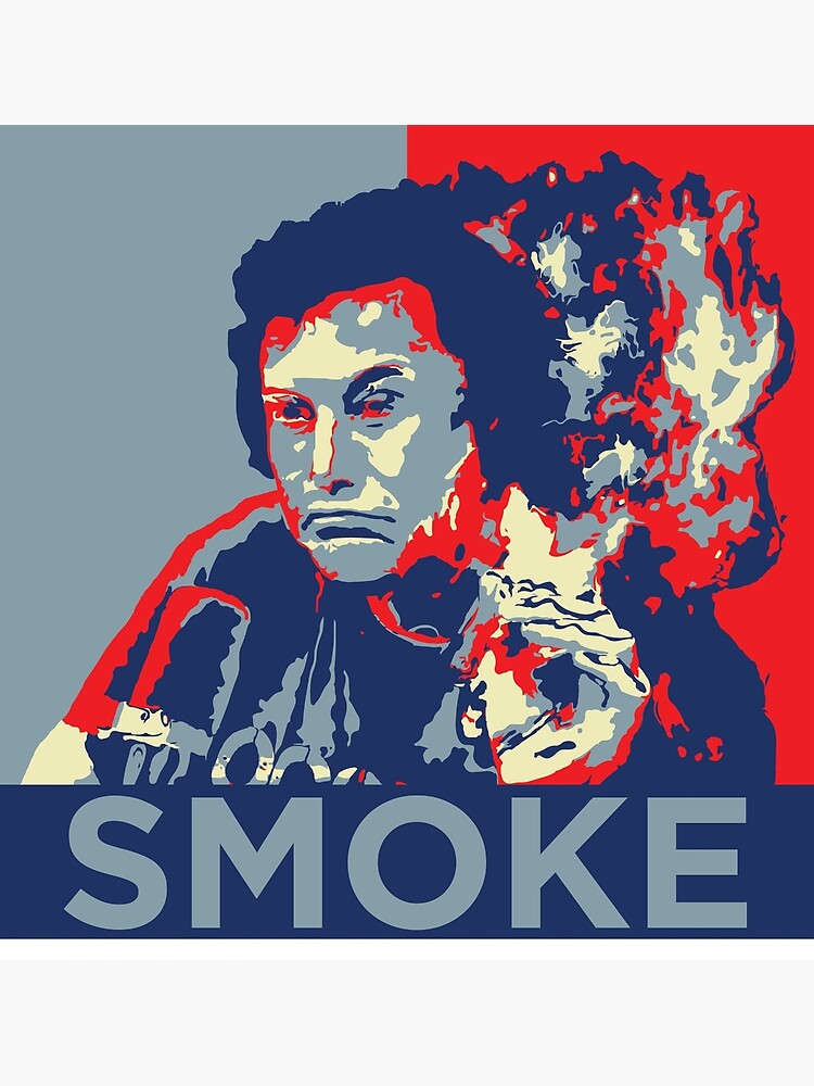 "Elon Musk - Smoke poster" Art Print by raulchirai | Redbubble