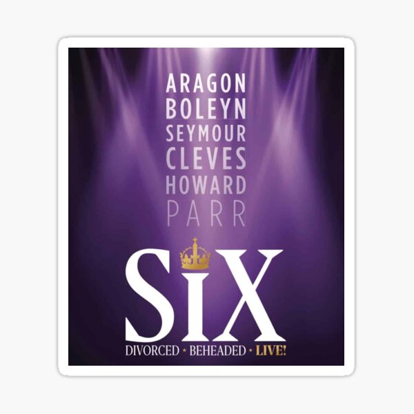 "Six" Sticker for Sale by Sirinita | Redbubble