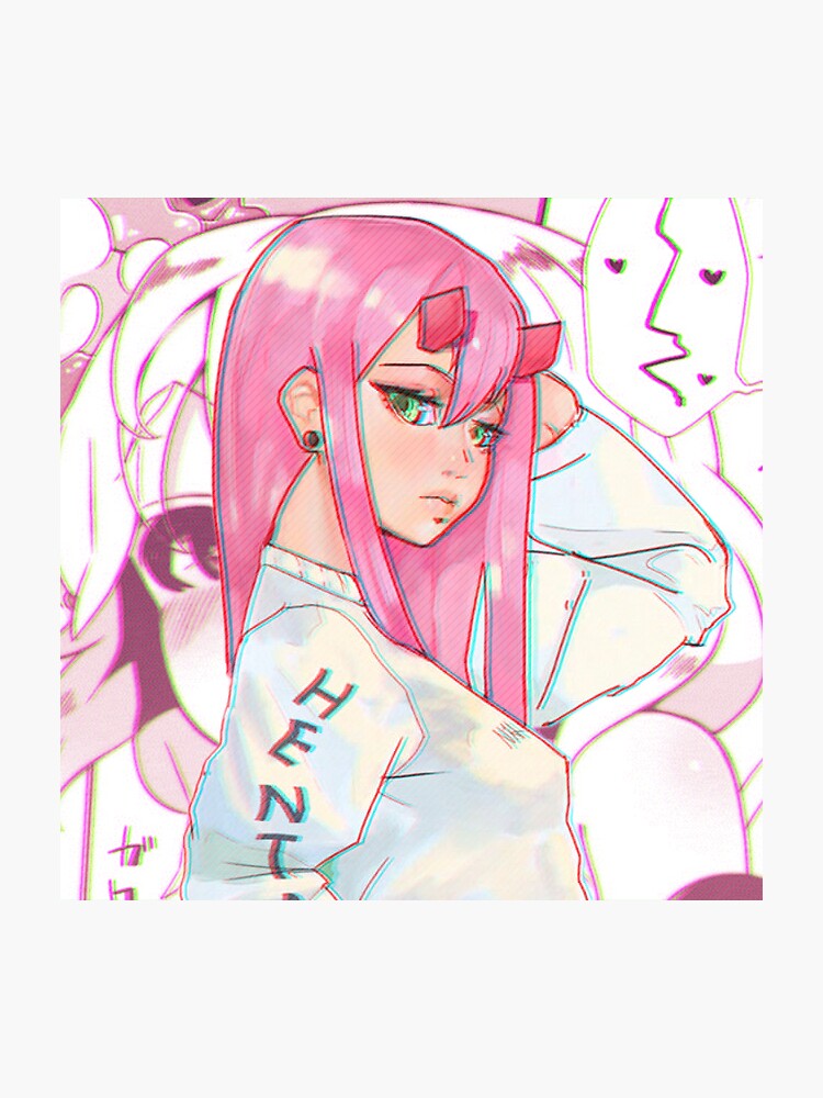 Goodluckneb X Hentai Ward Sticker By Goodluckneb Redbubble 