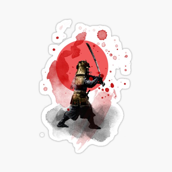 "Japanese Samurai" Sticker for Sale by RYUKEN | Redbubble