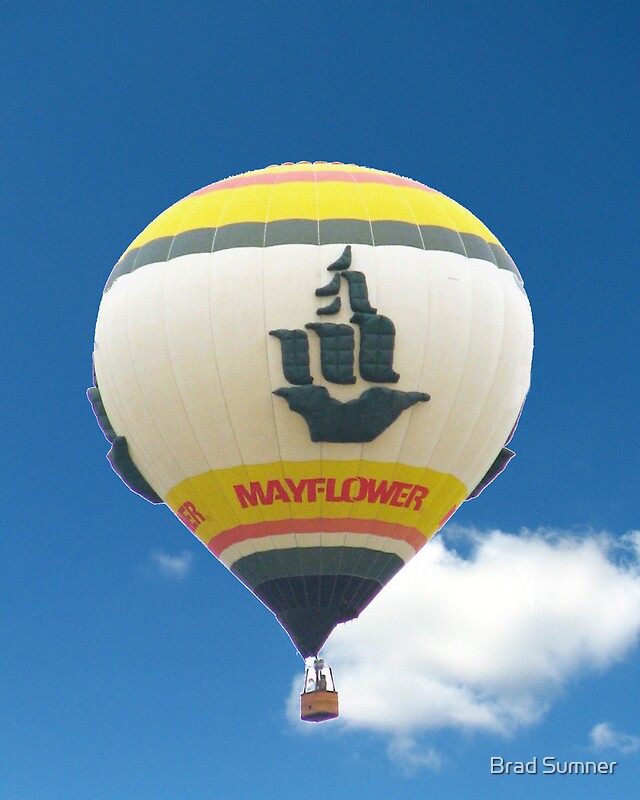 "Mayflower Moving Company Hot Air Balloon" by Brad Sumner | Redbubble