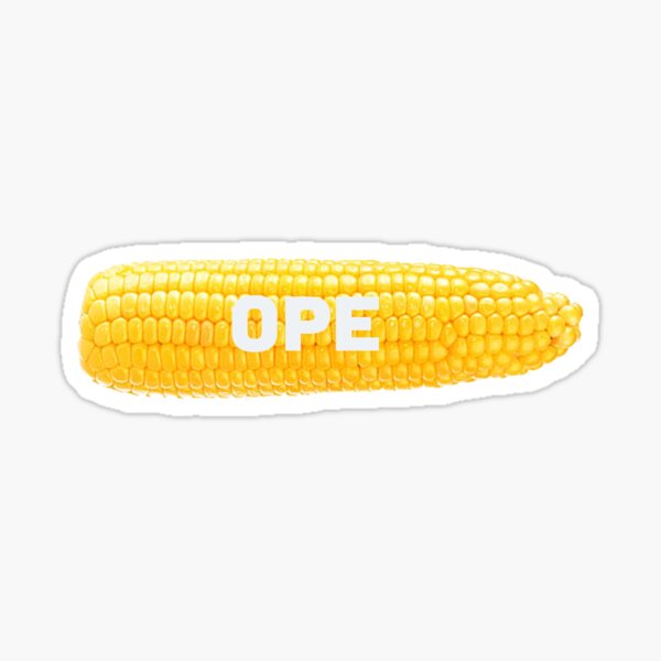 "Ope" Sticker by jennvanh17 | Redbubble