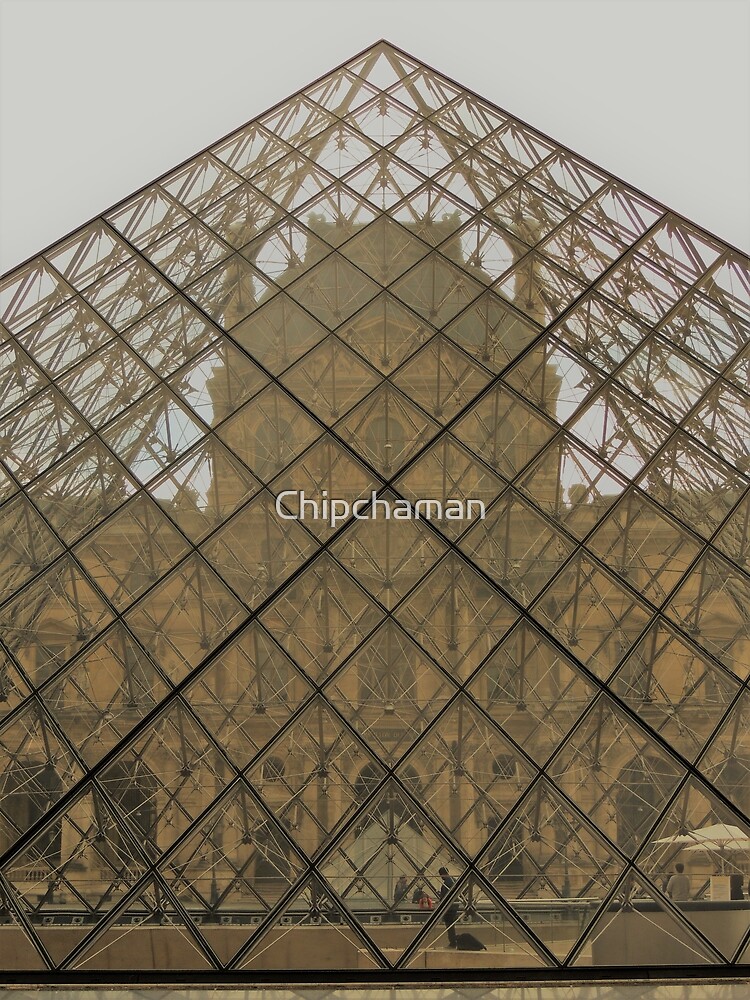 "Louvre Museum Pyramid see-trough" Poster by Chipchaman | Redbubble