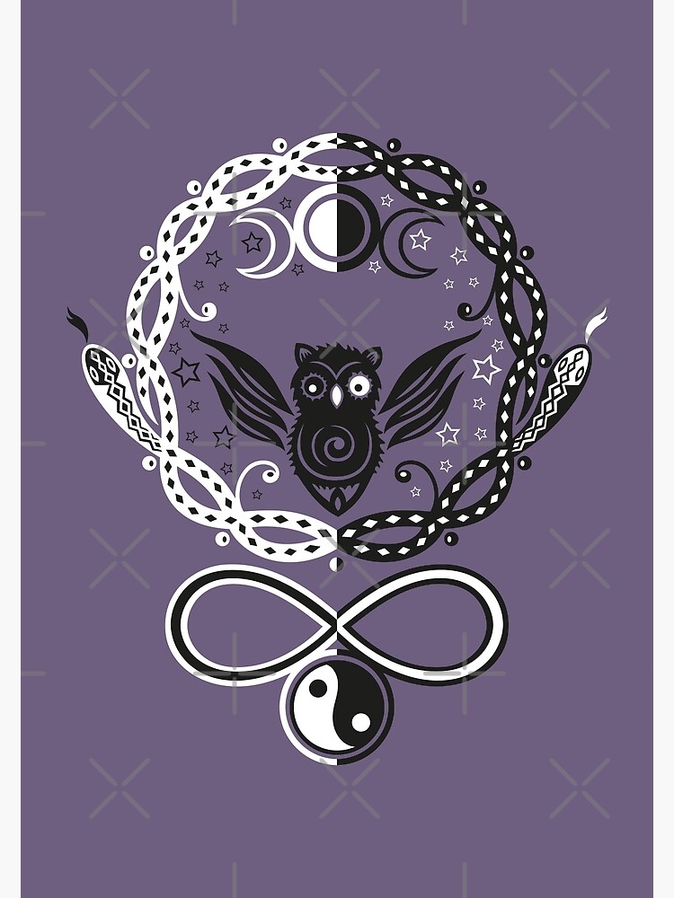 "Symbols of Hecate, moon goddess" Metal Print by ChristineKrahl | Redbubble