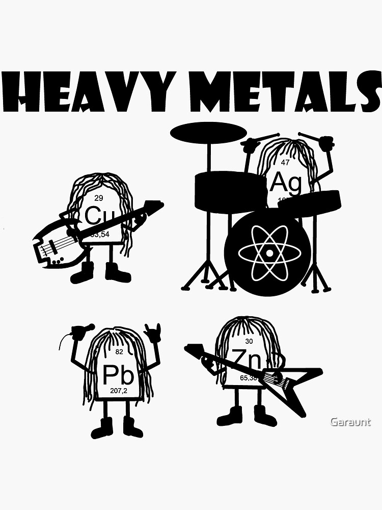 "Heavy metals rock, chemistry, physics - periodic table of elements ...