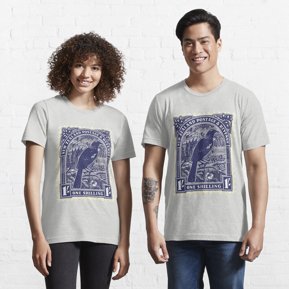 "Tui - New Zealand stamp" T-shirt for Sale by jennyjeffries | Redbubble ...