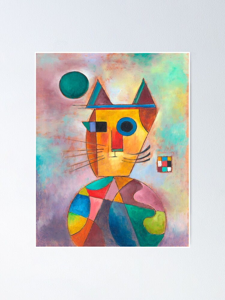 "Kandinsky Cat" Poster by Mario-designs | Redbubble