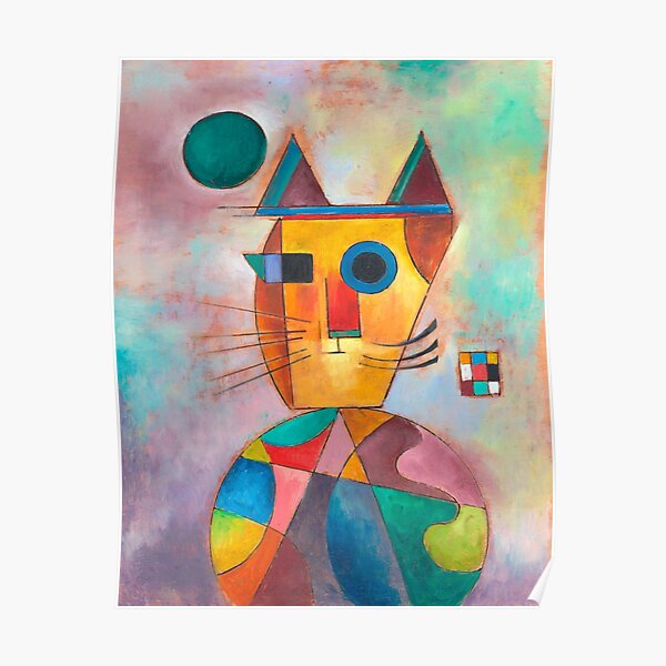 "Kandinsky Cat" Poster by Mario-designs | Redbubble