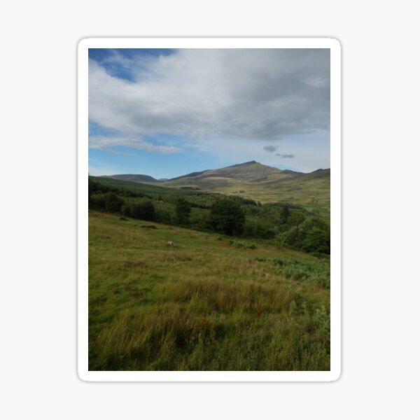 "Snowdon View" Sticker for Sale by bexceli | Redbubble