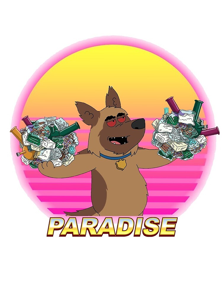 "Paradise PD - Bullet" Drawstring Bag for Sale by Lilzer99 | Redbubble
