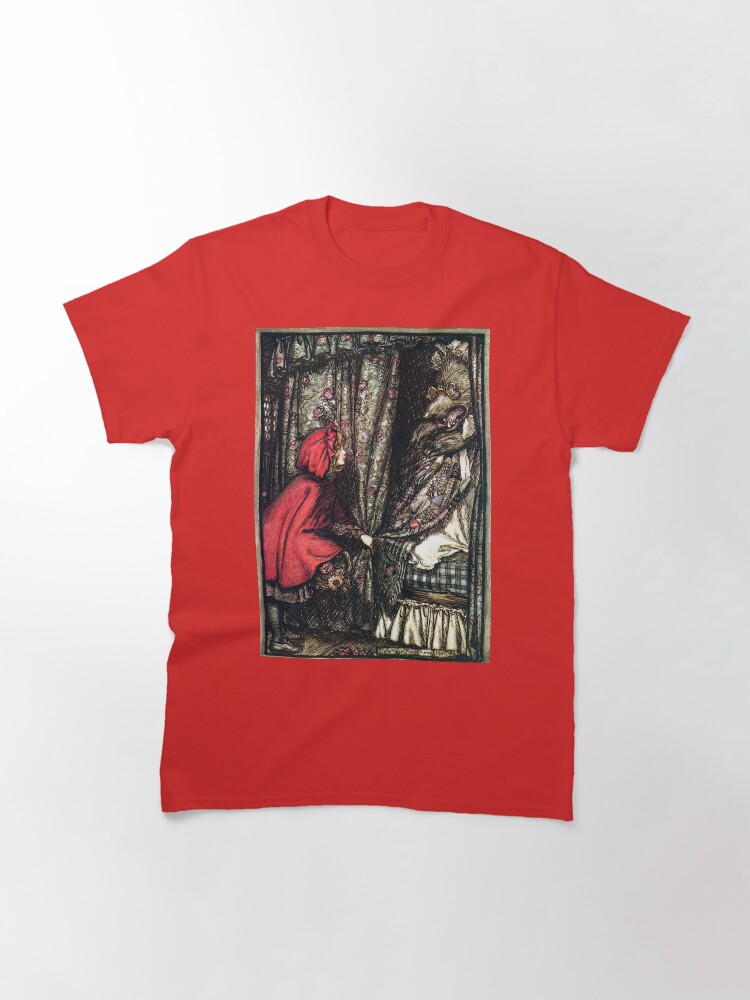 "Red Riding Hood and the Wolf - Brothers Grimm - Arthur Rackham ...