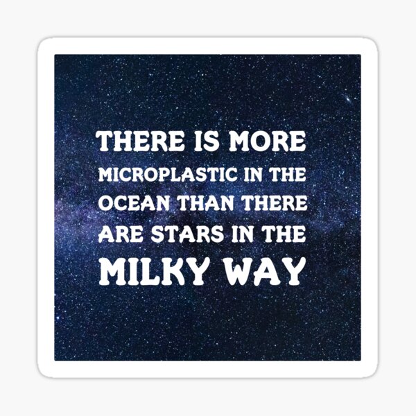 "Microplastic Quote Environmentalist Tshirt" Sticker for Sale by ...