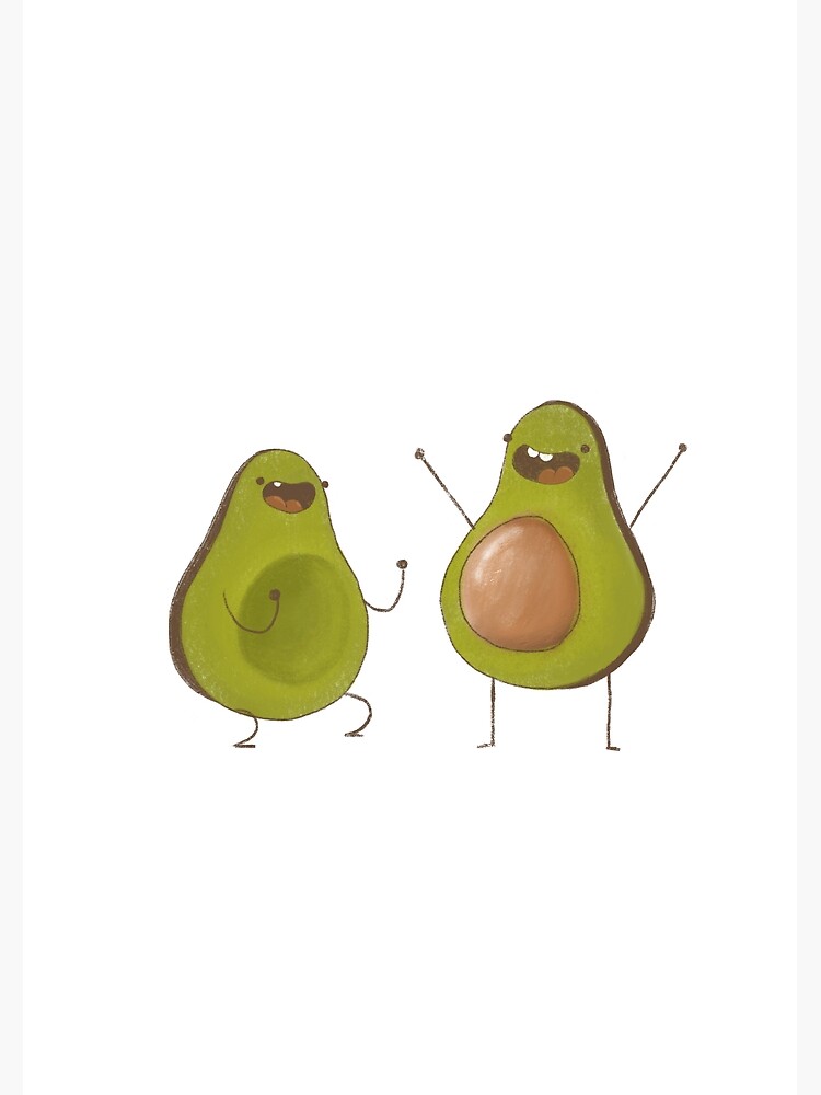 "Dancing Avocados" Art Print by LisaVertudaches | Redbubble