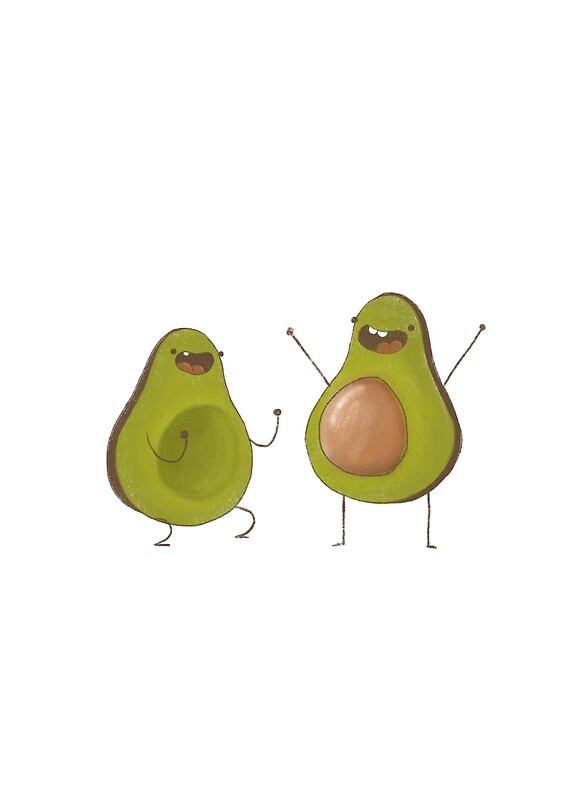 "Dancing Avocados" by LisaVertudaches | Redbubble