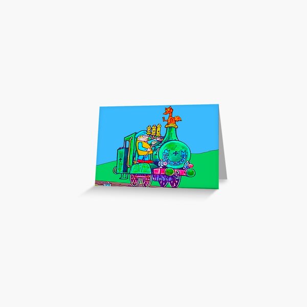 "Ivor The Engine and Idris the Dragon" Greeting Card by markstones ...