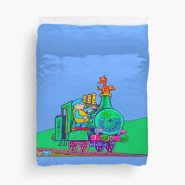 "Ivor The Engine and Idris the Dragon" Duvet Cover for Sale by ...