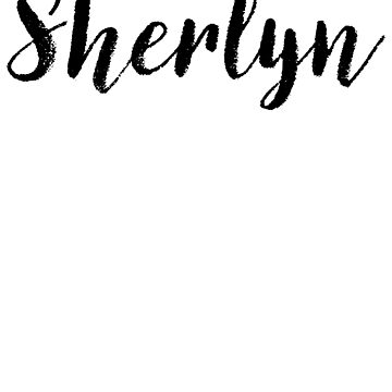 Pegatina for Sale con la obra «Sherlyn - Cute Names For Girls Pegatinas ...