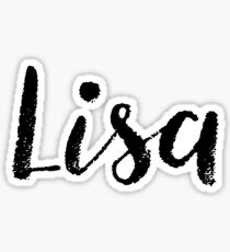 Lisa Name Stickers | Redbubble