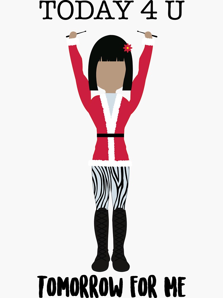 "RENT - Today 4 U Tomorrow for Me" Sticker for Sale by broadway-island ...