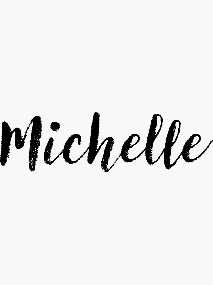 "Michelle - Name Aufkleber Tees Geburtstag" Sticker von klonetx | Redbubble