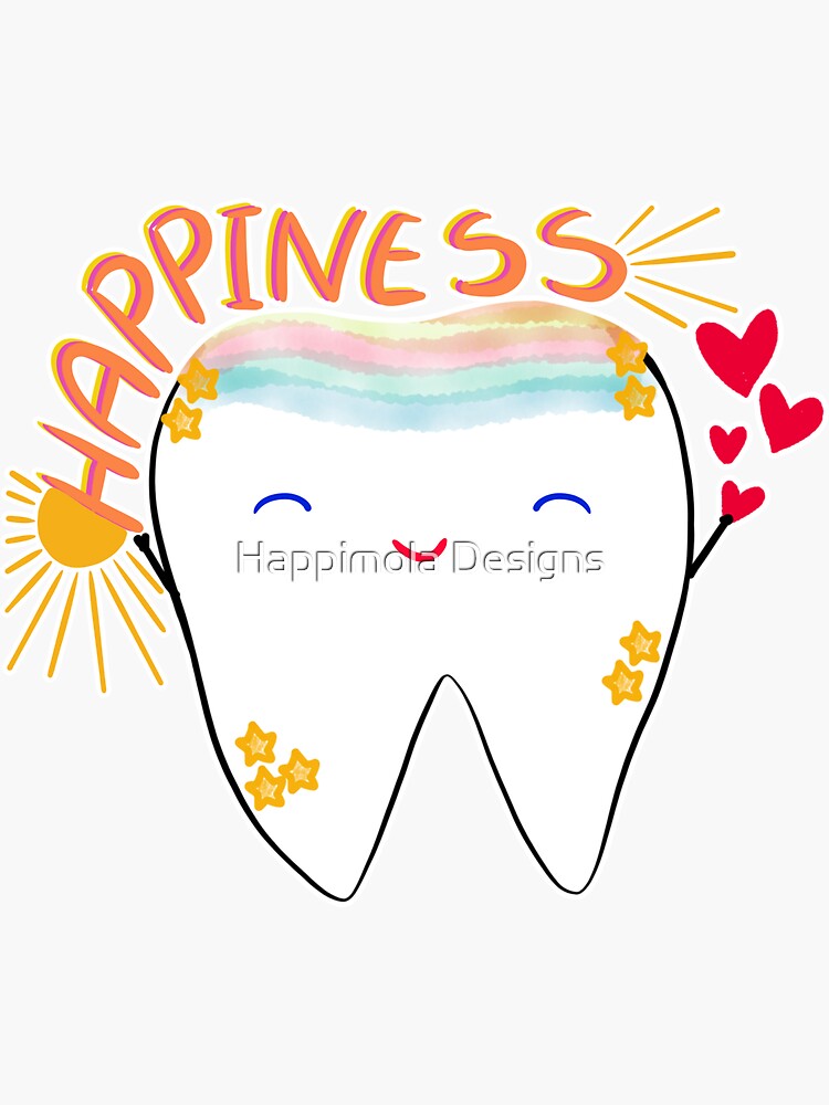 "Happiness" Sticker for Sale by TamaraArauz | Redbubble