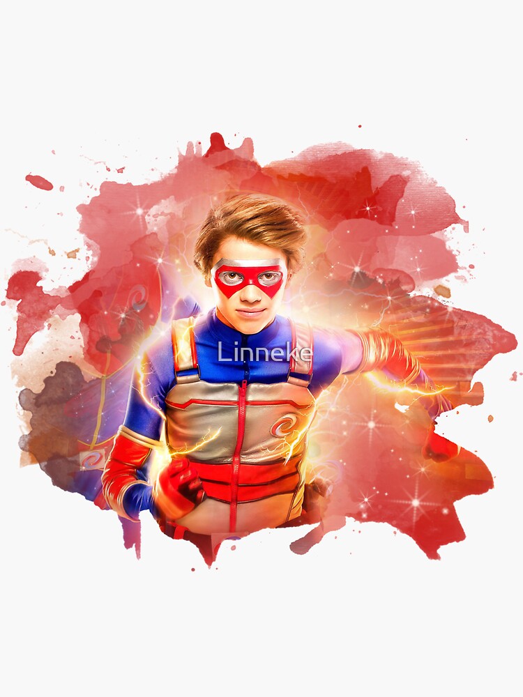 "Kid Danger Paint" Sticker by Linneke | Redbubble