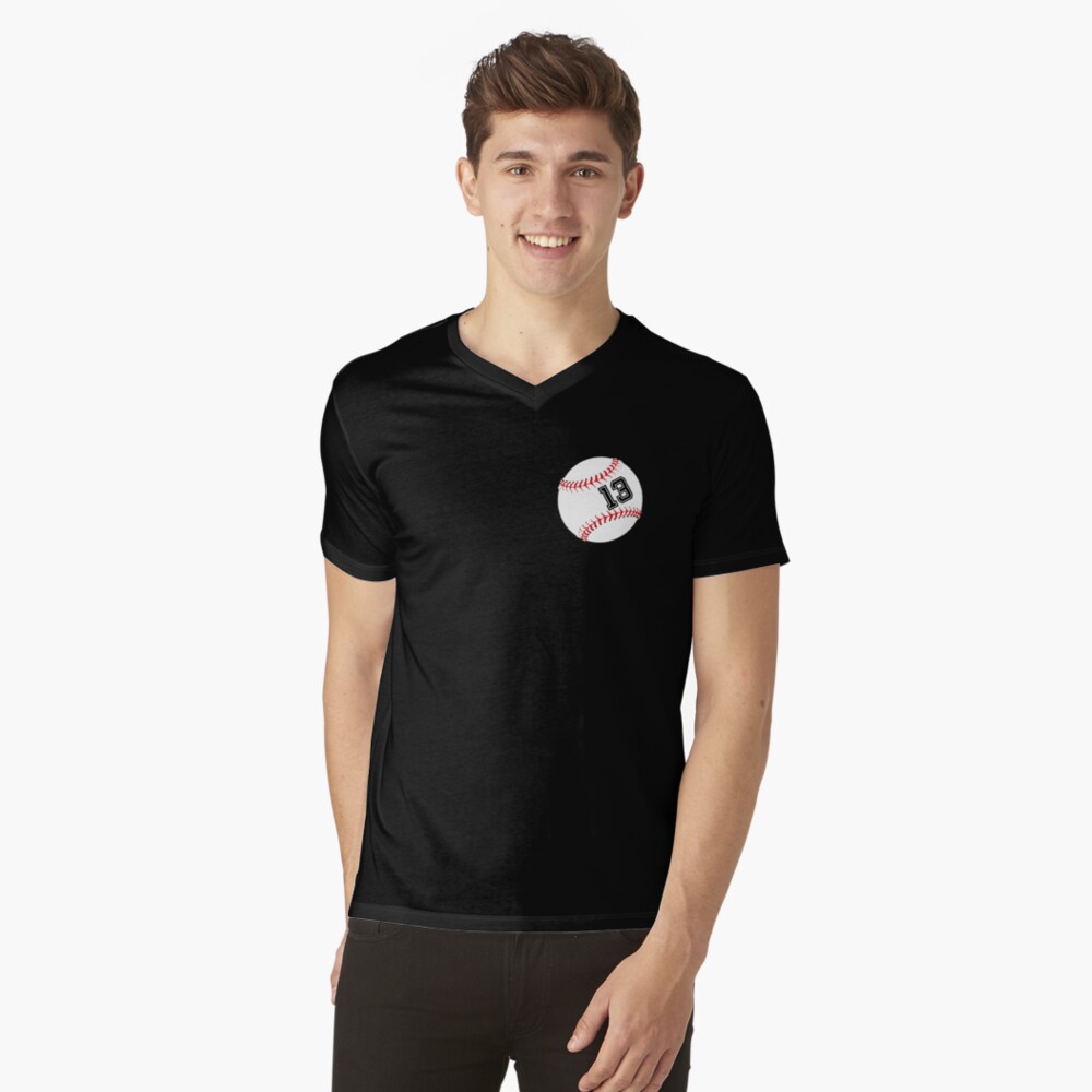 "Baseball Player Jersey No 13 Back Number #13 Ball Sport Sticker Gift ...