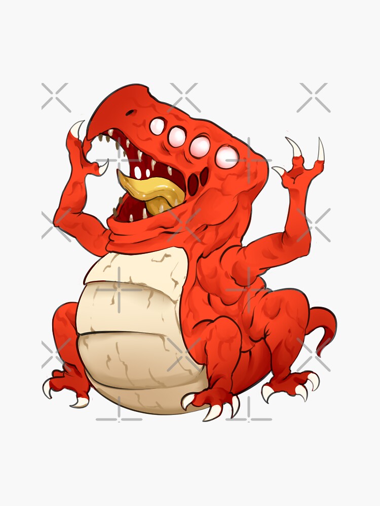 "Crocomire" Sticker for Sale by Orpheon | Redbubble