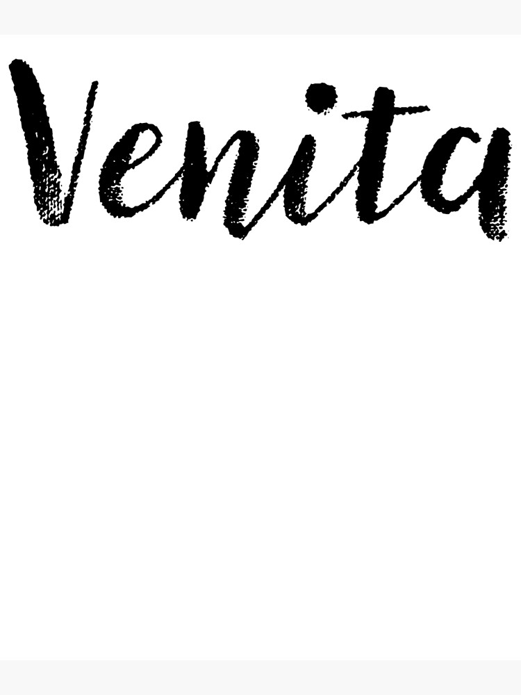 Póster «Venita - Etiquetas engomadas personalizadas de la niña ...