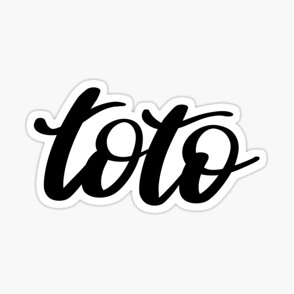 "Toto" Sticker for Sale by ellietography | Redbubble