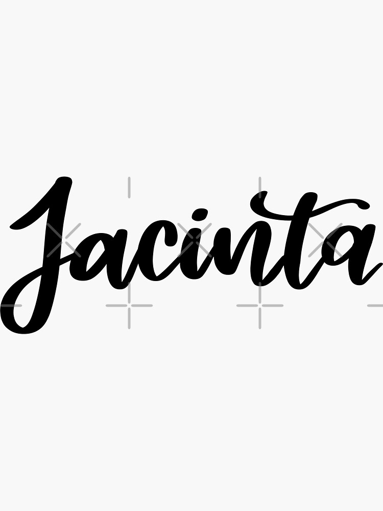 "Jacinta " Sticker for Sale by ellietography | Redbubble